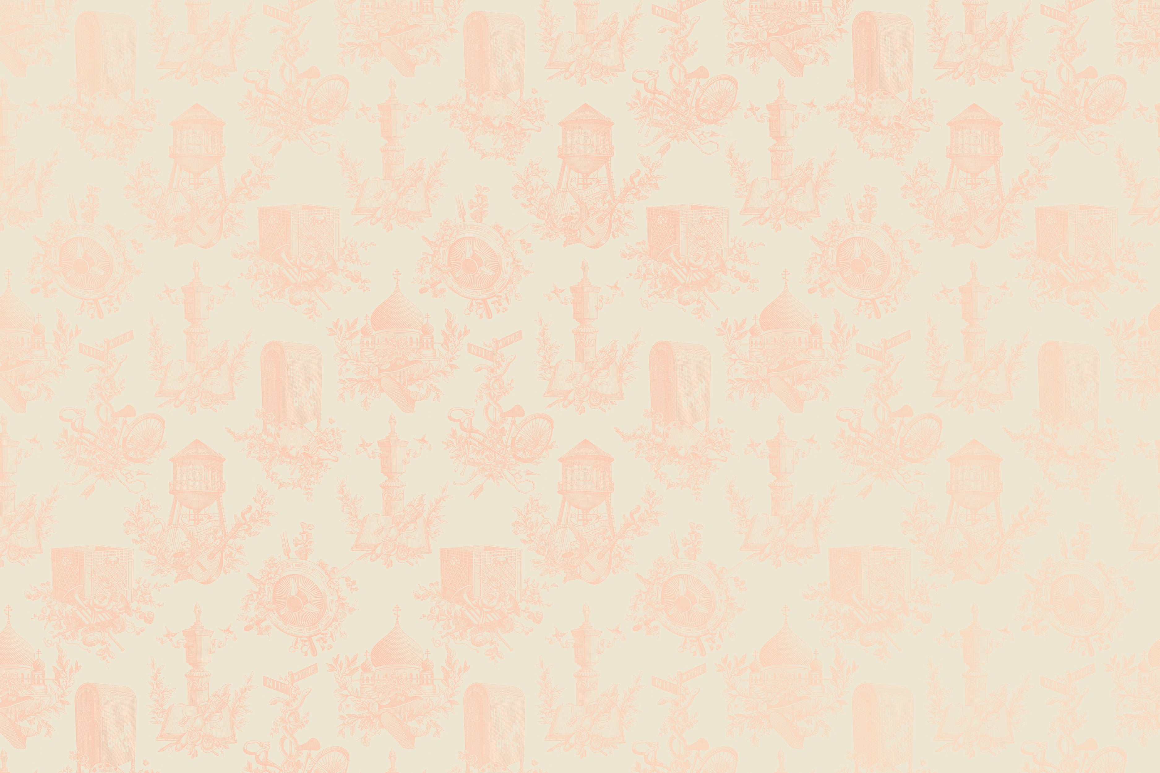 Wythe Toile - Tea Rose | Flavor Paper